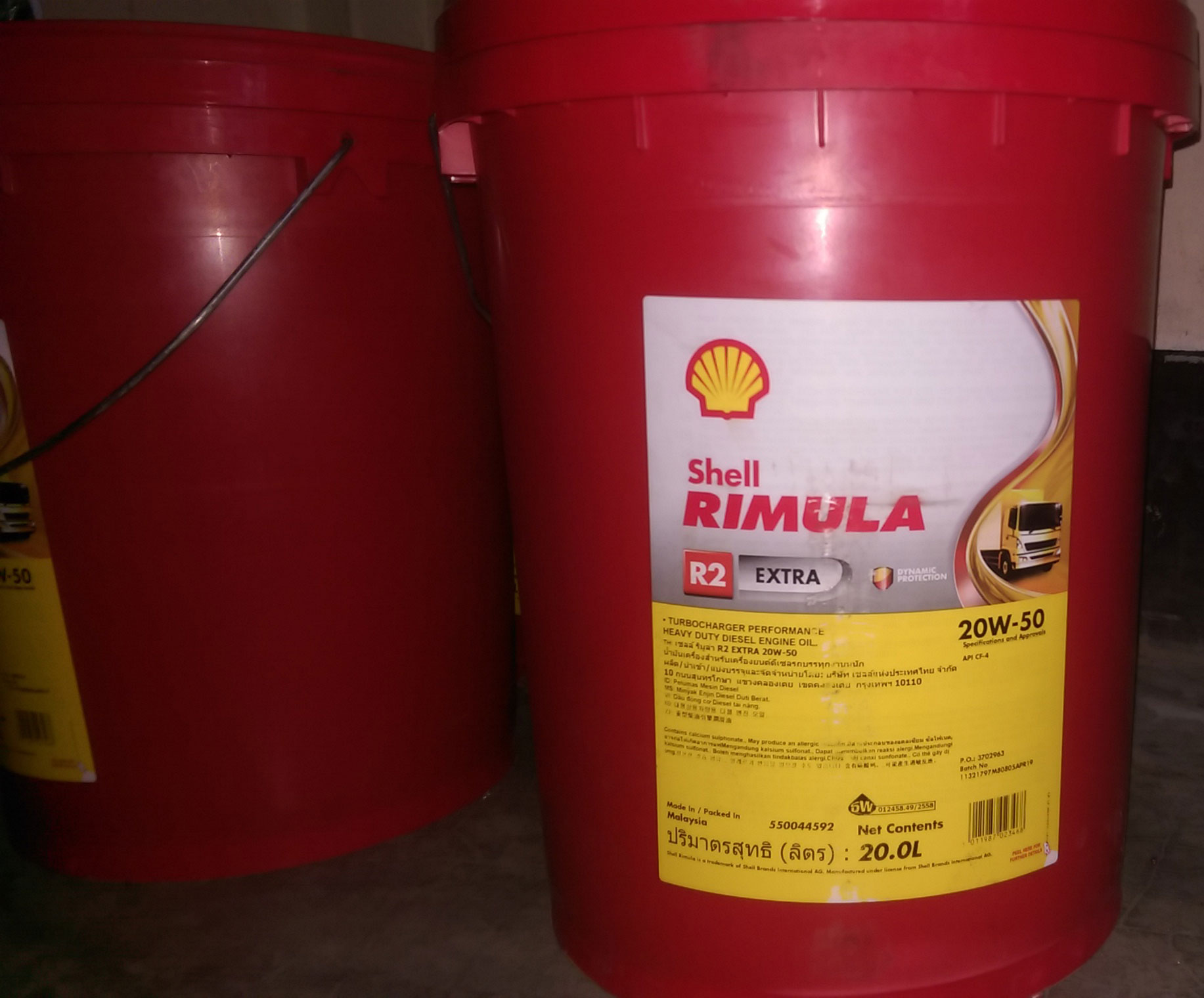 Shell Rimula R2 Extra 20W50 CF-4 (15L) - Lub BD